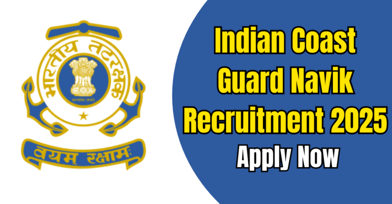 Indian Coast Guard Navik Recruitment 2025 Apply Online - Sarkari Form